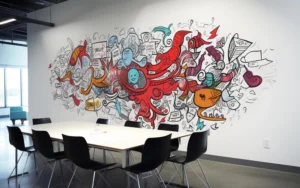 10 Ide Dekorasi Dinding yang Bikin Ruang Kerja Lebih Berwarna - Cipta ...